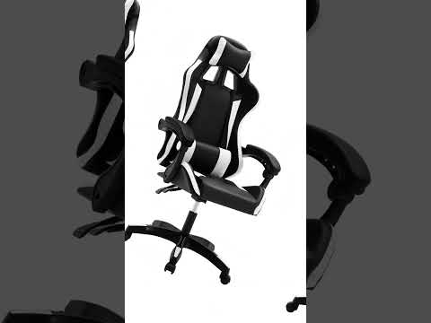 Cheap black and white multifunctional gaming chair #gamingchair #gaming #pcgaming  #chair #furniture