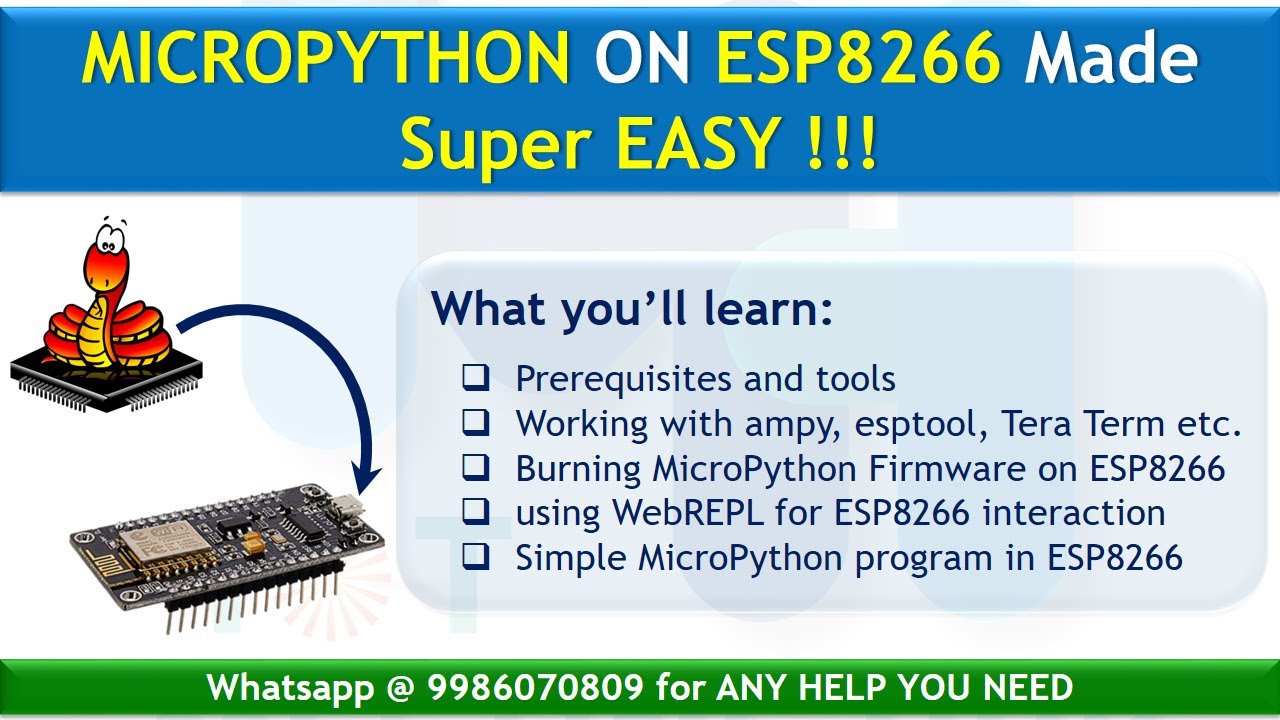 ESP8266 | MicroPython | #ElecrowMaker