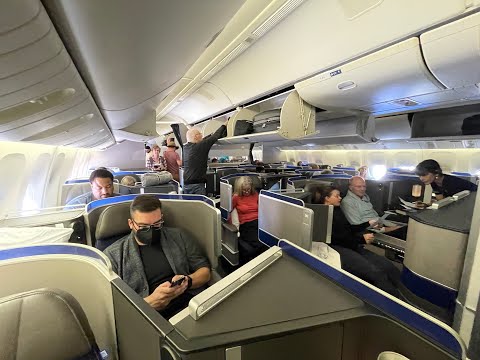 United Airlines UA 948 Polaris Business Class San Francisco (SFO) to London (LHR) on Sep 28, 2022