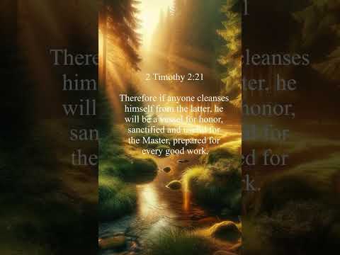 Bible Verse - 2 Timothy(2:21) NKJV, #Jesus #love #Bibleverse,#faith,#peace