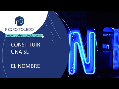 CREAR UNA SL El nombre de tu Sociedad 📑