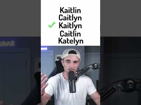 Do you spell your name wrong?