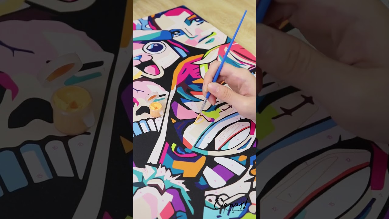 Anime Paint By Numbers kit - Best Seller | Oenart™