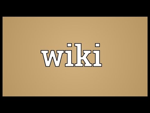 Wiki Meaning