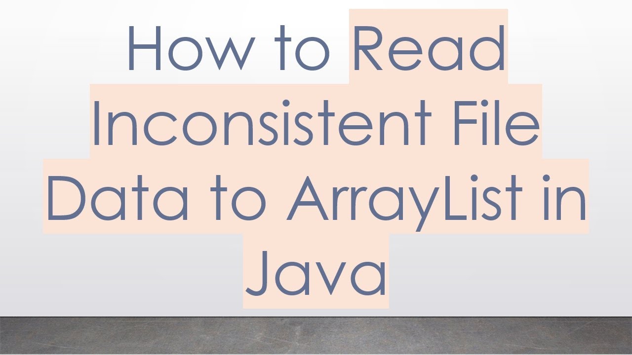 How to Read Inconsistent File Data to ArrayList in Java