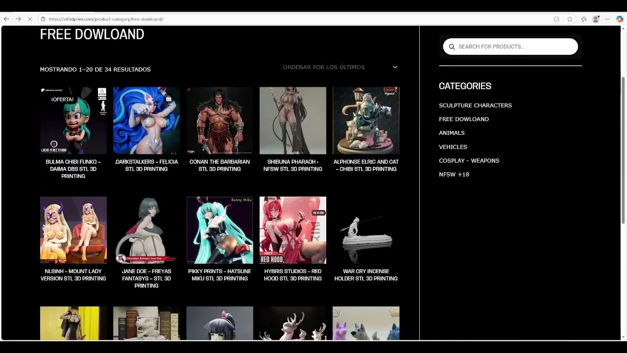 descarga gratis modelos 3d gratis para impresion 3d & Download free 3D models for 3D printing