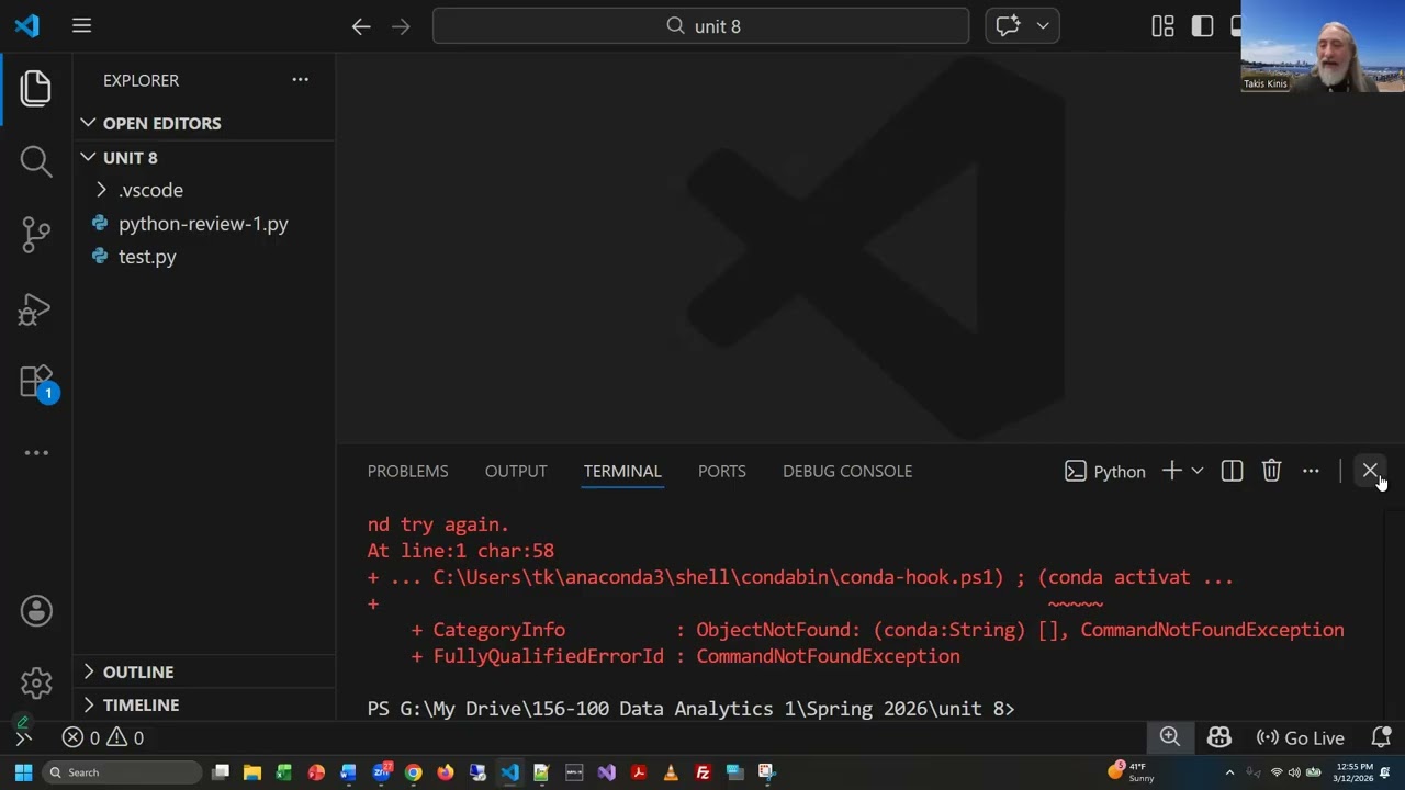 Python - Unit 6 - Exercise Completion - List and Tuples - Spring 2026