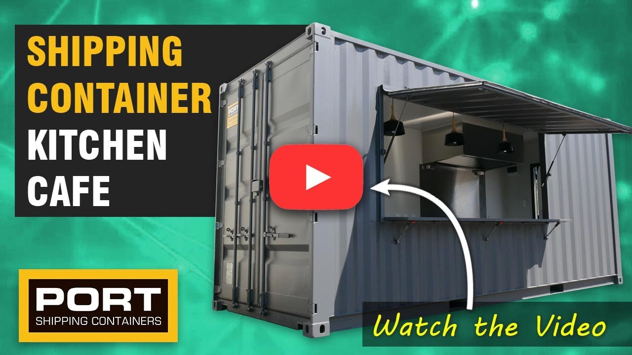 Container Kitchen Cafe - Custom Modified Container