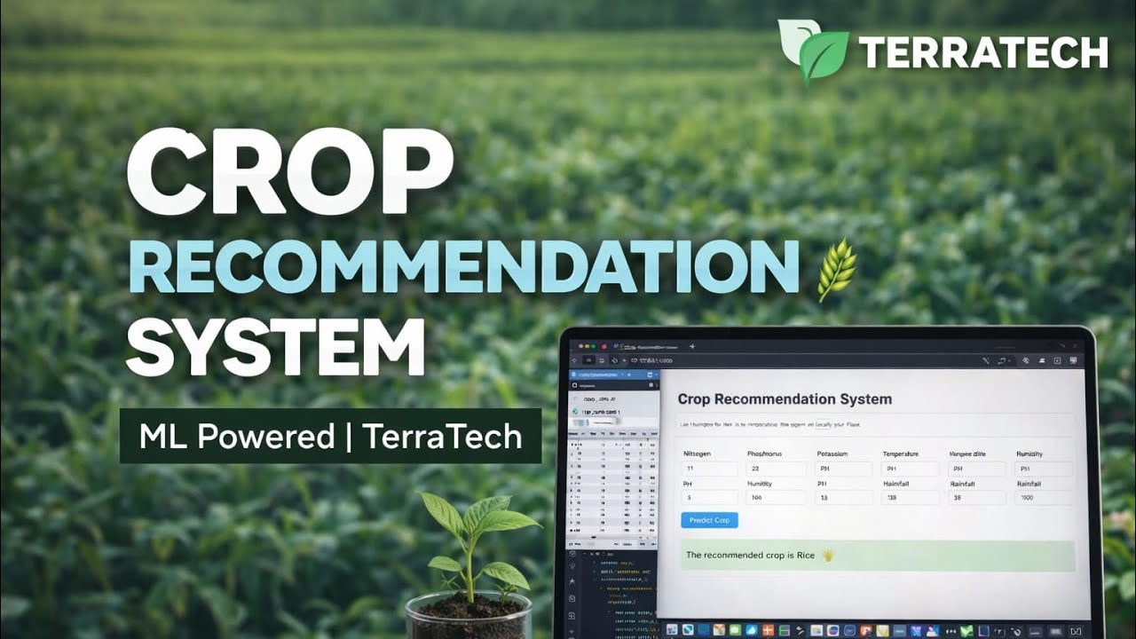 AI-Based Crop Yield Prediction & Recommendation System|Team Terratech 