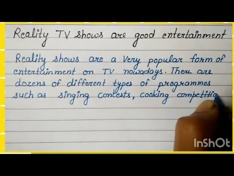 Reality TV shows are good entertainment#reality shows#