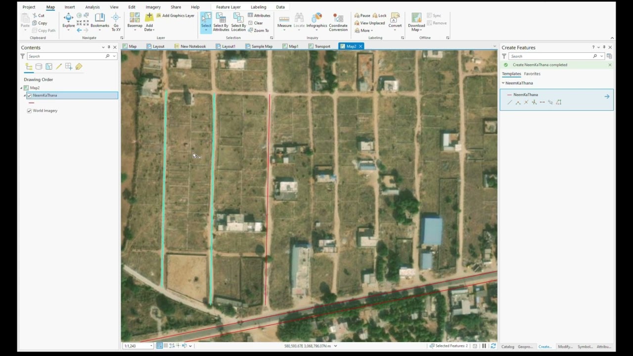 Copy Parallel in ArcGIS Pro and Double Line Road Digitization