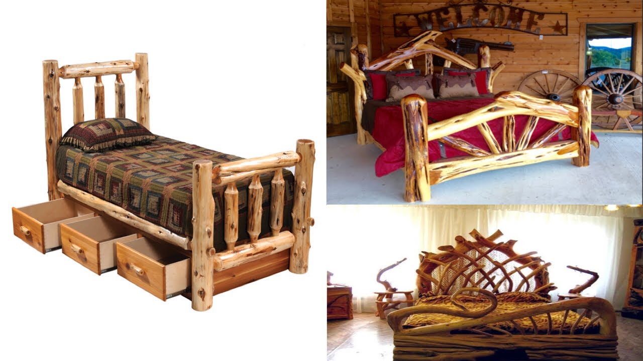 20+ best log bed designs