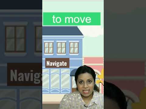 Everyday English | navigate | word vocabulary #shorts