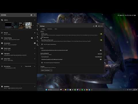 How to Disable Statistics FPS Counter For Nvidia Overlay