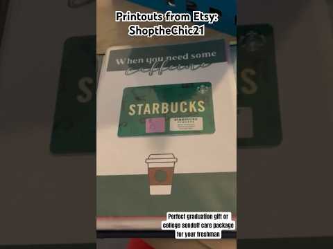 College Gift Card Book if the best graduation gift or college sendoff gift! #graduation #giftcard