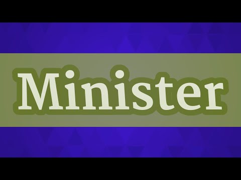 MINISTER pronunciation • How to pronounce MINISTER