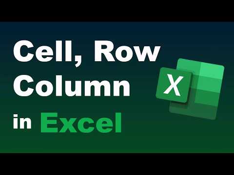 Top Excel Interview Questions #4 - Define Cells, Rows and Columns