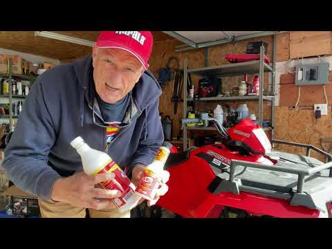 K-100 fuel treatment for ATV storage.