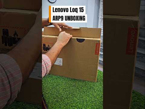 UNBOXING lenovo loq 15 ARP9 Ryzen 7 7435HS RTX 4060 gaming laptop#gaming #lenovoloq #gamingcommunity