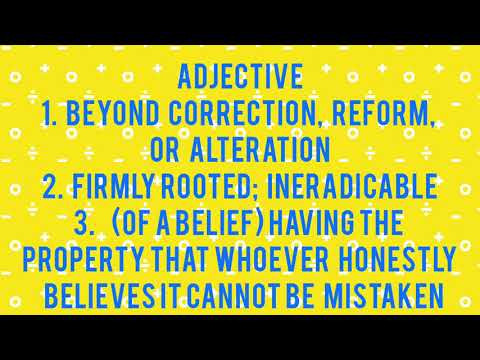 Learnology: How to pronounce "Incorrigible"