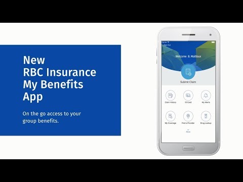 See some of the features available on your phone with the New RBC Insurance My Benefits App
