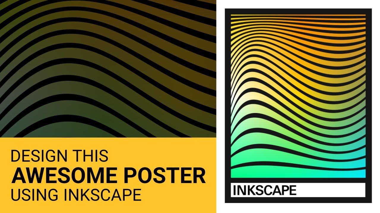 Poster Design Tutorial in Inkscape | Beginner Tutorial