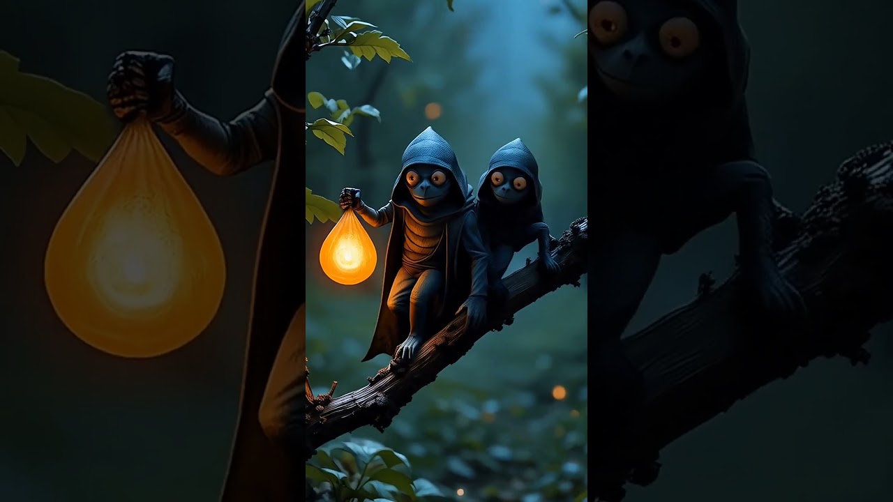 Leaf Shadows: Tiny Thieves on a Stick Bug Heist! 🪲💎 (4K)