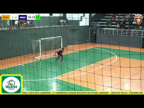 MELHORES MOMENTOS FINAL EF STUDIO FITNESS (ITURAMA-MG) 6 X 2 IBIRÁ FUTSAL (IBIRÁ/SP).