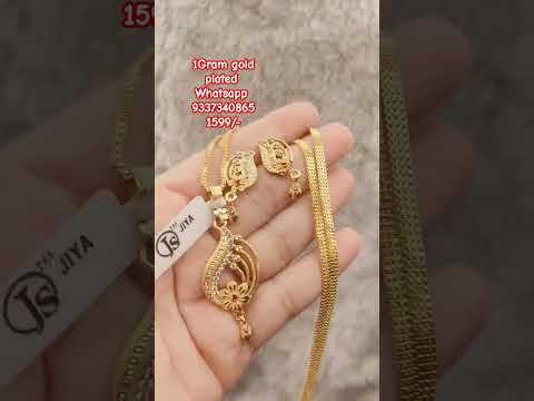 1Gram gold plated chain pendent dailyuse collection #chainpendent #goldplatedchain #1gramgold