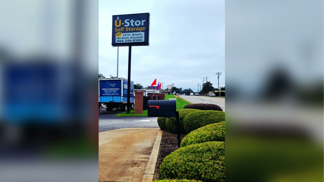 U-STOR Self Storage Cedar Lane Greenville SC - Drive Up Units & 10x30 Storage Unit Near Me