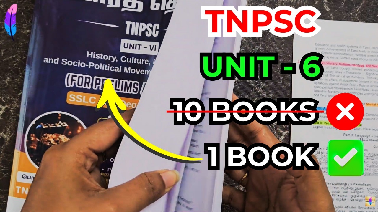TNPSC Unit VI Asan Publication English Medium Book Review This one book📕 is enough