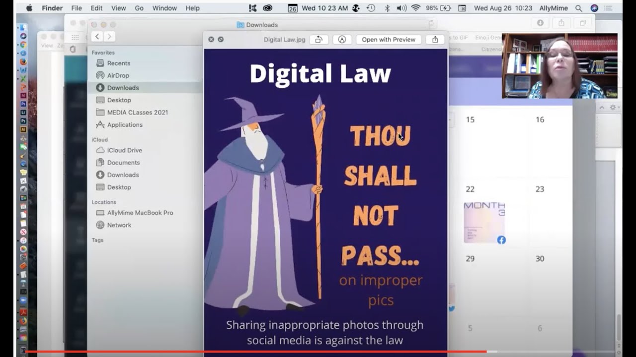 How to make a Digital Citizenship Poster