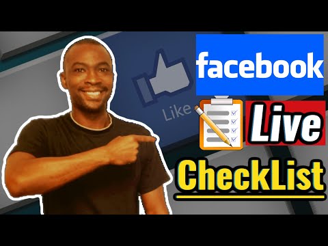 Facebook Live Tips And Tricks Checklist | Facebook Live Video || Adam Shelton