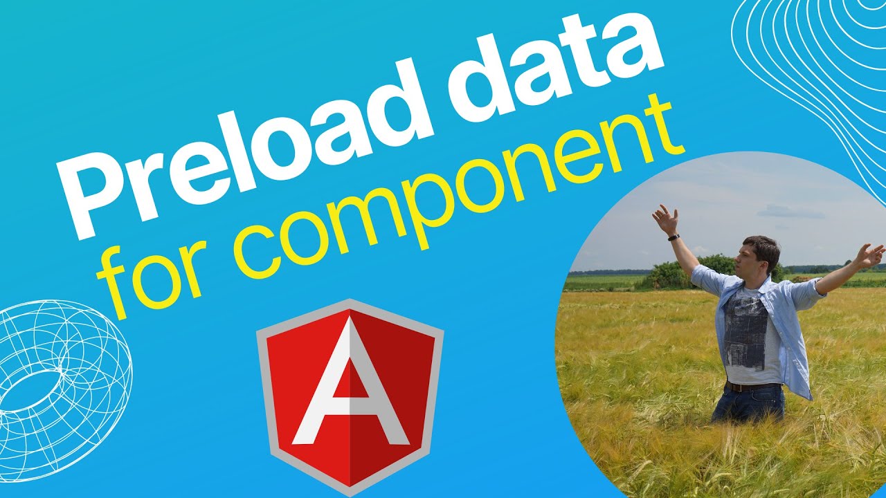 Angular - How to preload data for component