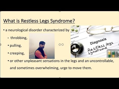 What is Restless Leg Syndrome? in Urdu/Hindi by Hafeez Haider