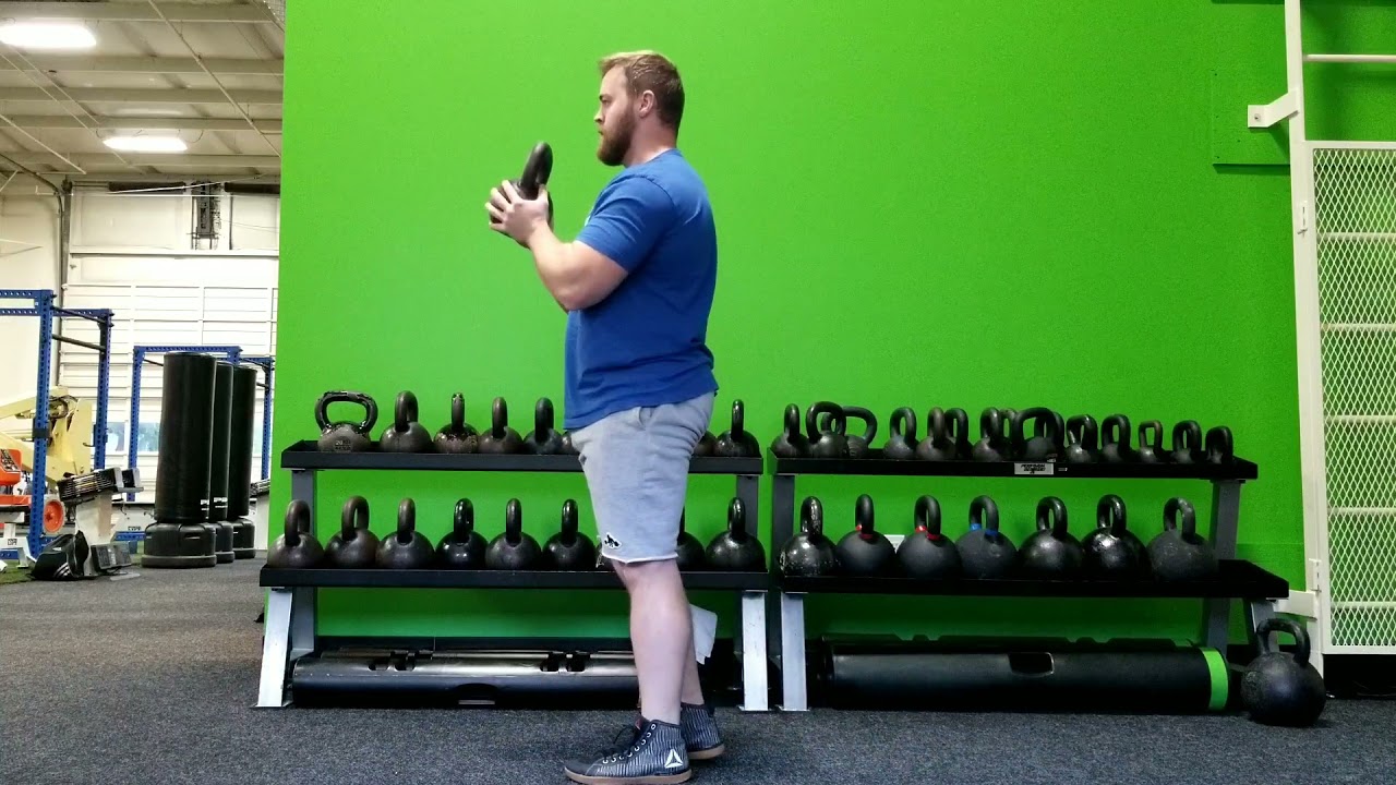 Goblet Split Squat Drop Catch + Stick