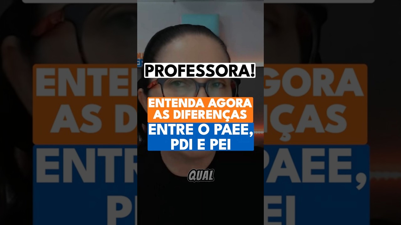 Teacher! Understand the Differences Between PAEE, PDI, and PEI