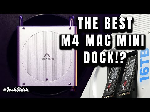 Acasis M4 40 Gbps Enclosure Docking Station x Kickstarter #TB1201 #M4MacMini M4 Mac Mini Pro