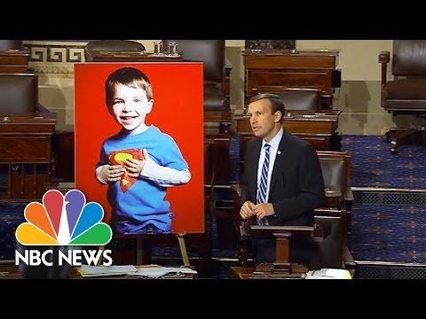 Senator Ends Filibuster With Reminder Of Sandy Hook Teacher's Bravery | NBC News