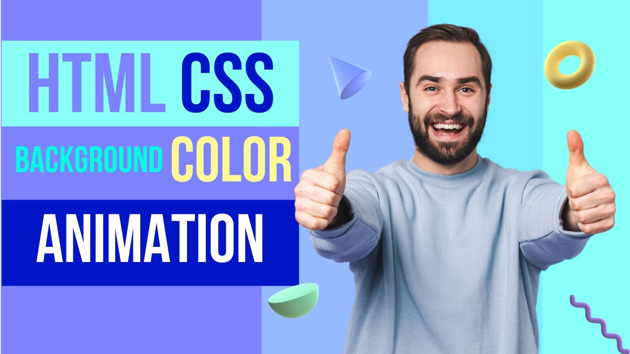 CSS Background Color Animation Effect With Coding Example | HTML CSS Tutorial For Beginners