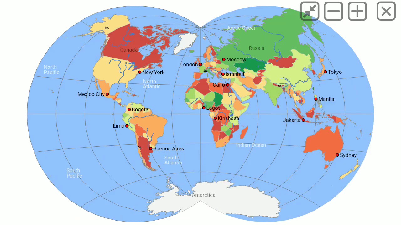 World atlas & map MxGeoPro App