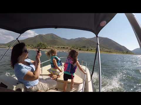 87 Boston Whaler 15, fun on Deer Creek Resevoir in Utah