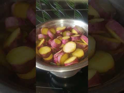 sweet potato boiled easy prosses #tranding #food #foodvideos #viral #youtubeshorts #cooking