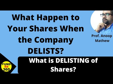 What will Happen to your Shares if the Company got DELISTED? What is DELISTING of Shares? #delisting