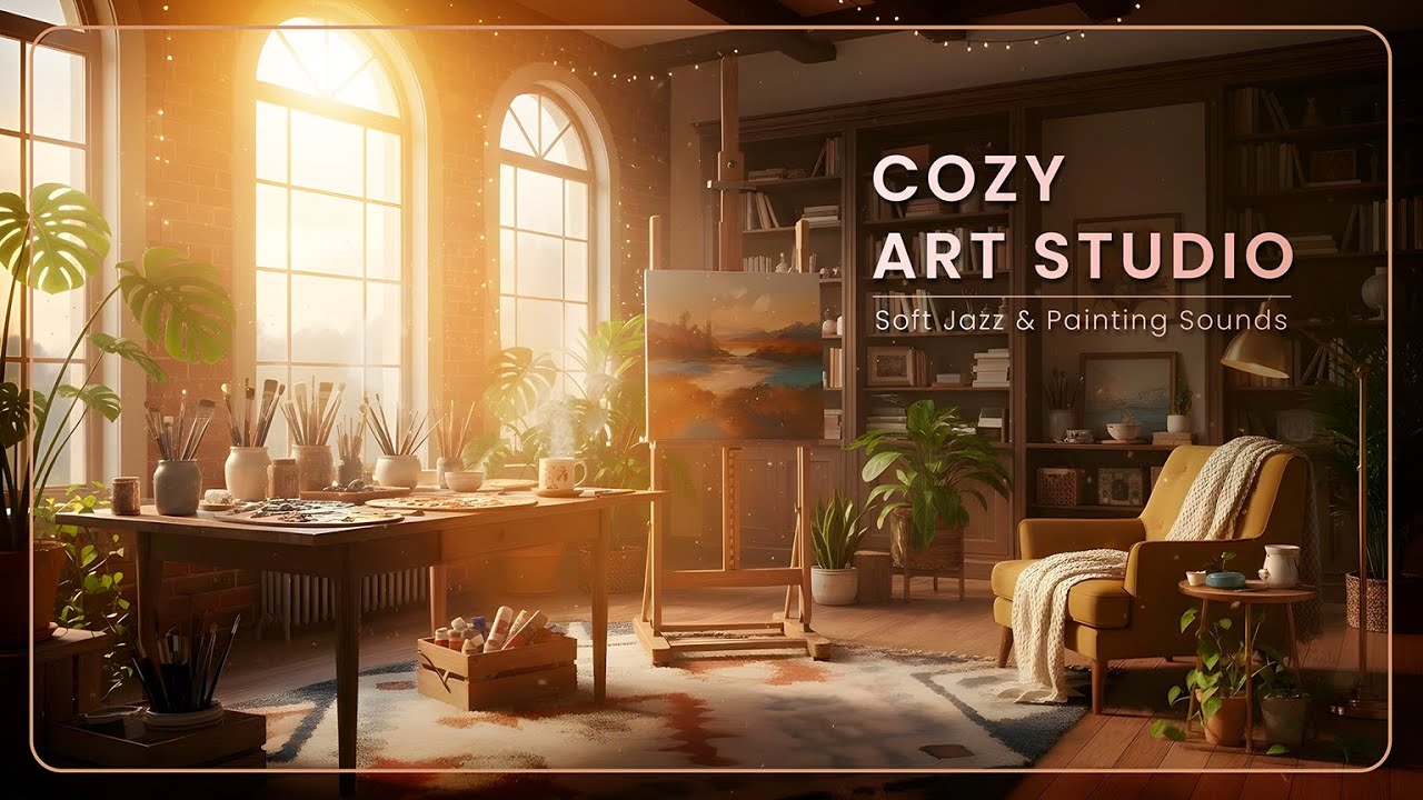 Cozy Art Studio Ambience for Creative Flow, Focus & Relaxation