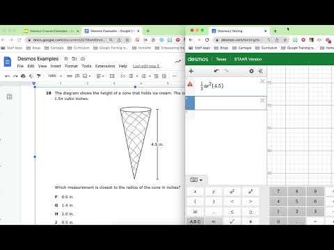 Ice cream cone geometry