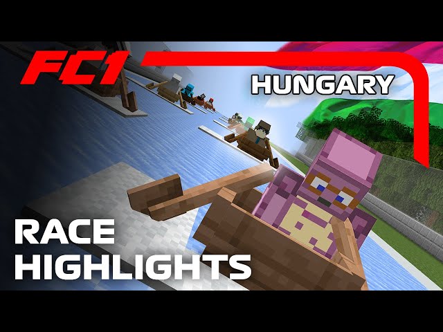 F1 Hungaroring, Ice boat racing track (1.18.2) Minecraft Map