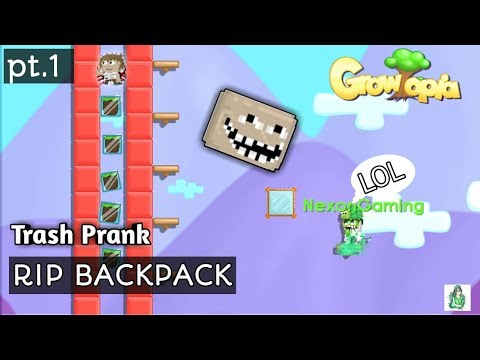 Steam Community :: Video :: Trash PRANK RIP Backpack Growtopia!!! Pt.1