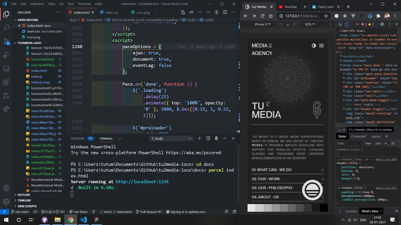 Web - Design & Development  | Creative Coding | #001