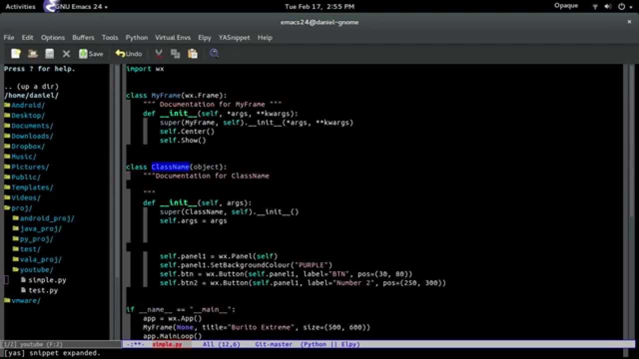 WxPython Tutorial Part 3 - A start at modular code